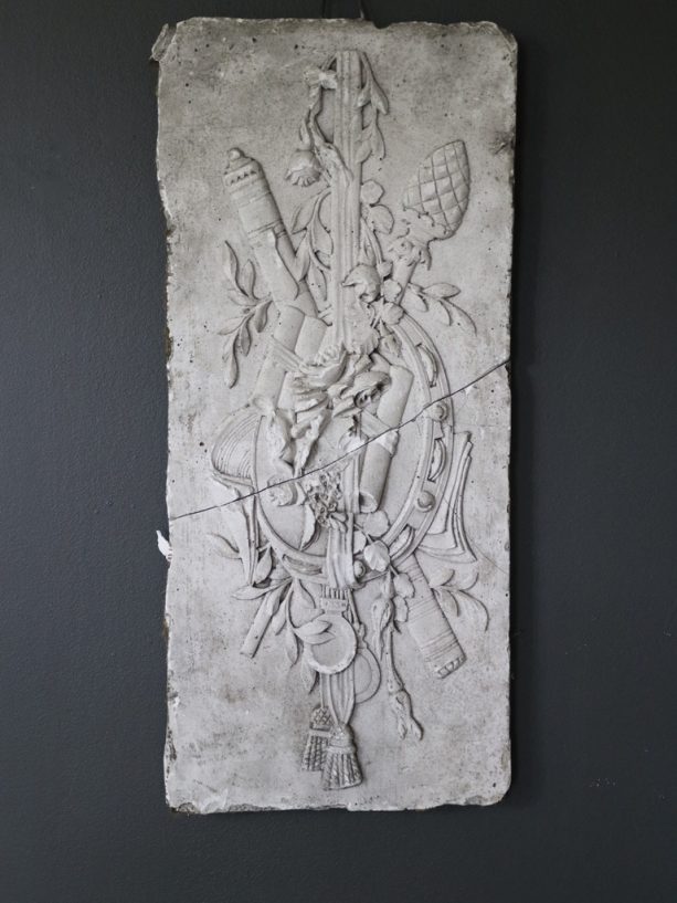 Antique French plaster panel fragment – European Antiques