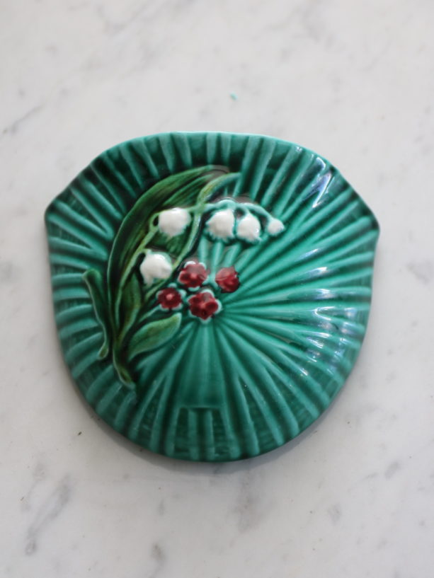 German Schramberg Lily of the Valley Majolica – European Antiques