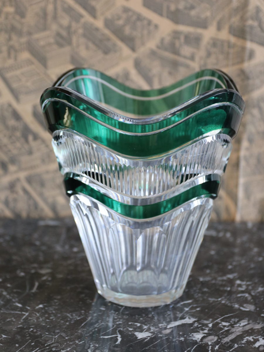 Hubert Fouarge designed Val St Lambert vase – European Antiques