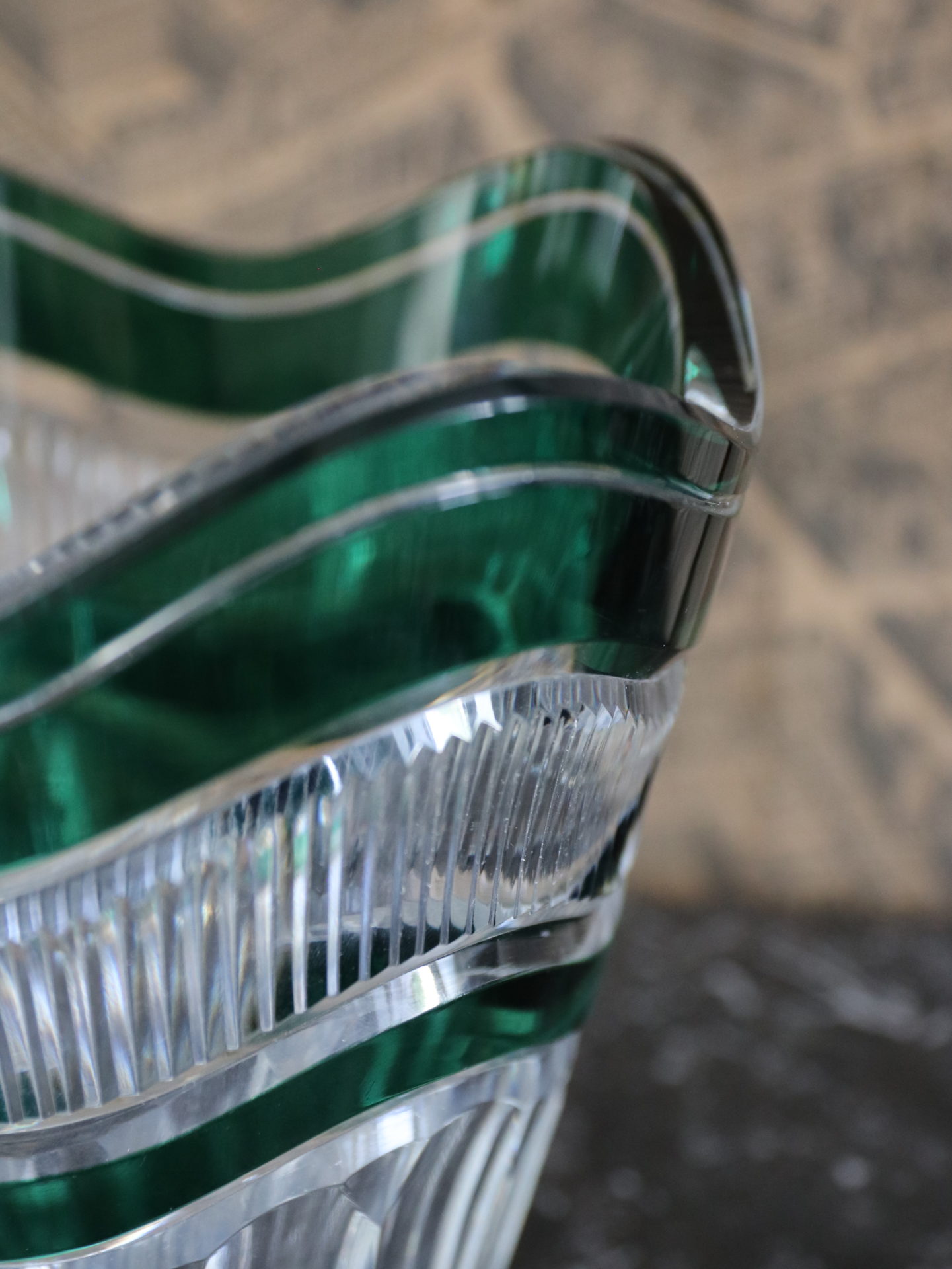 Hubert Fouarge designed Val St Lambert vase – European Antiques